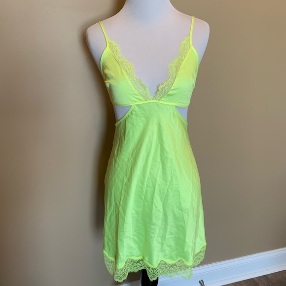 Victoria's Secret | Intimates & Sleepwear | Vs Vintage Neon Chantilly ...